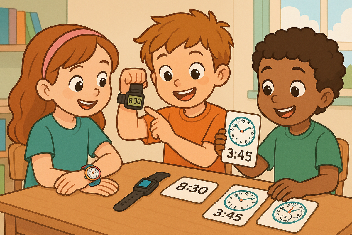 How to Teach Kids Digital and Analog Time Fast – Kiddus
